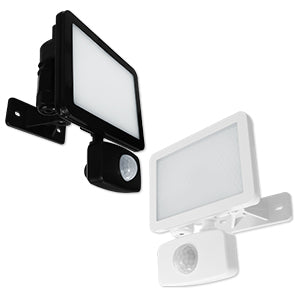 Eterna Flexible Bracket PIR Control LED Floodlights
